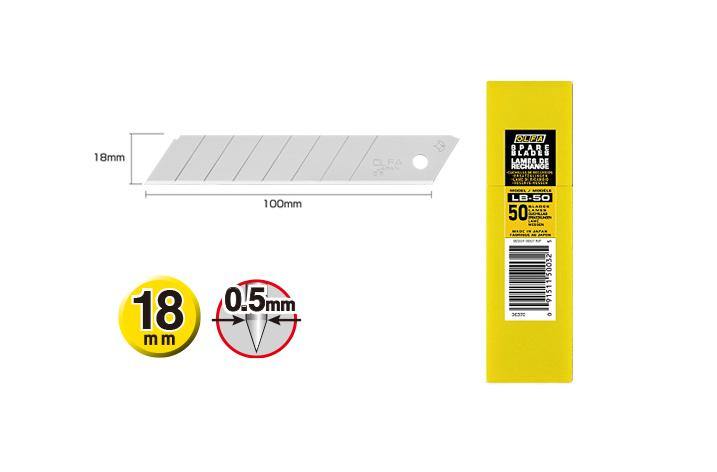 OLFA LB 50 OLFA SNAP OFF BLADES (18MM)